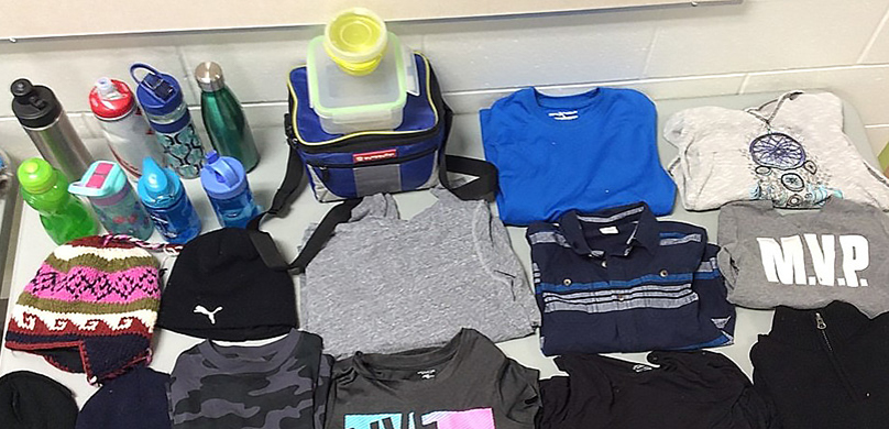 Personal Belongings - Dr. Gordon Higgins School